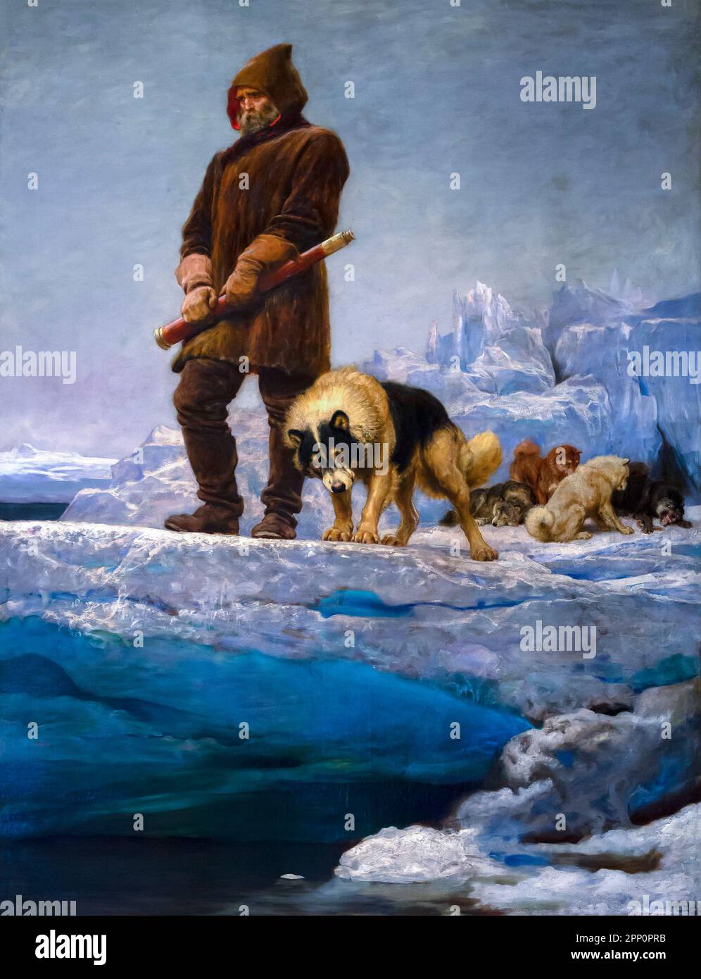 The Last of the Crew, Briton Riviere, 1883 Stock Photo - Alamy