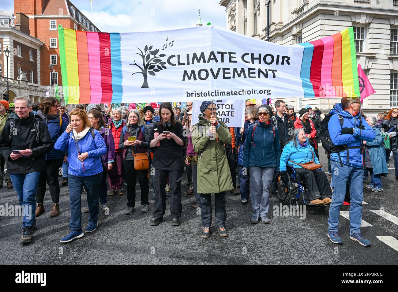 Whitehall, London, UK. 21st Apr, 2023. Extinction Rebellion, Climate ...