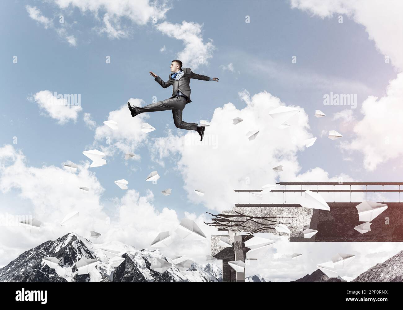 Problems and difficulties overcoming concept Stock Photo - Alamy