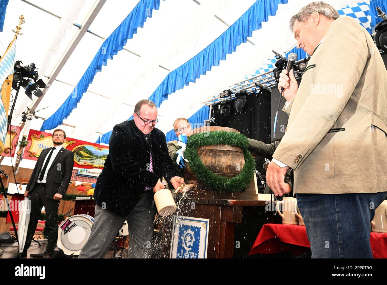Munich, Germany. 21st Apr, 2023. Economic Affairs Officer and Wiesn ...