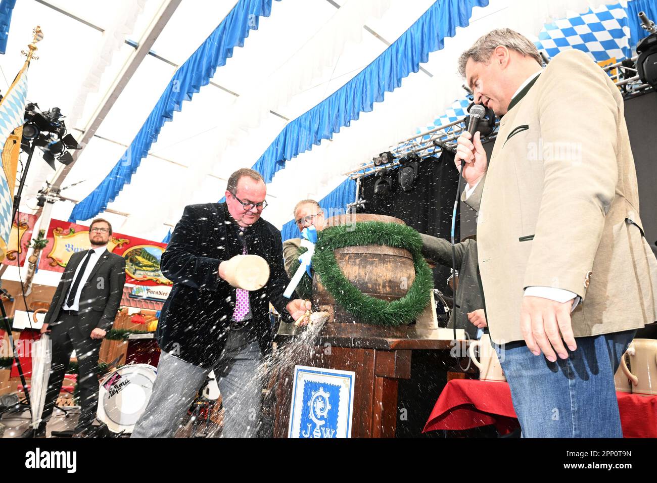 Munich, Germany. 21st Apr, 2023. Economic Affairs Officer and Wiesn ...