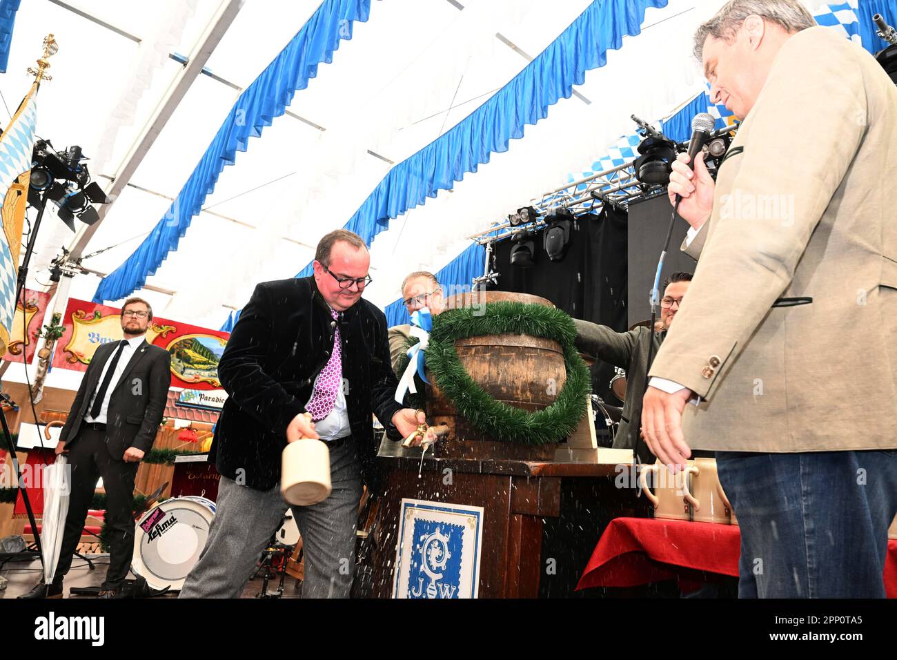 Munich, Germany. 21st Apr, 2023. Economic Affairs Officer and Wiesn ...