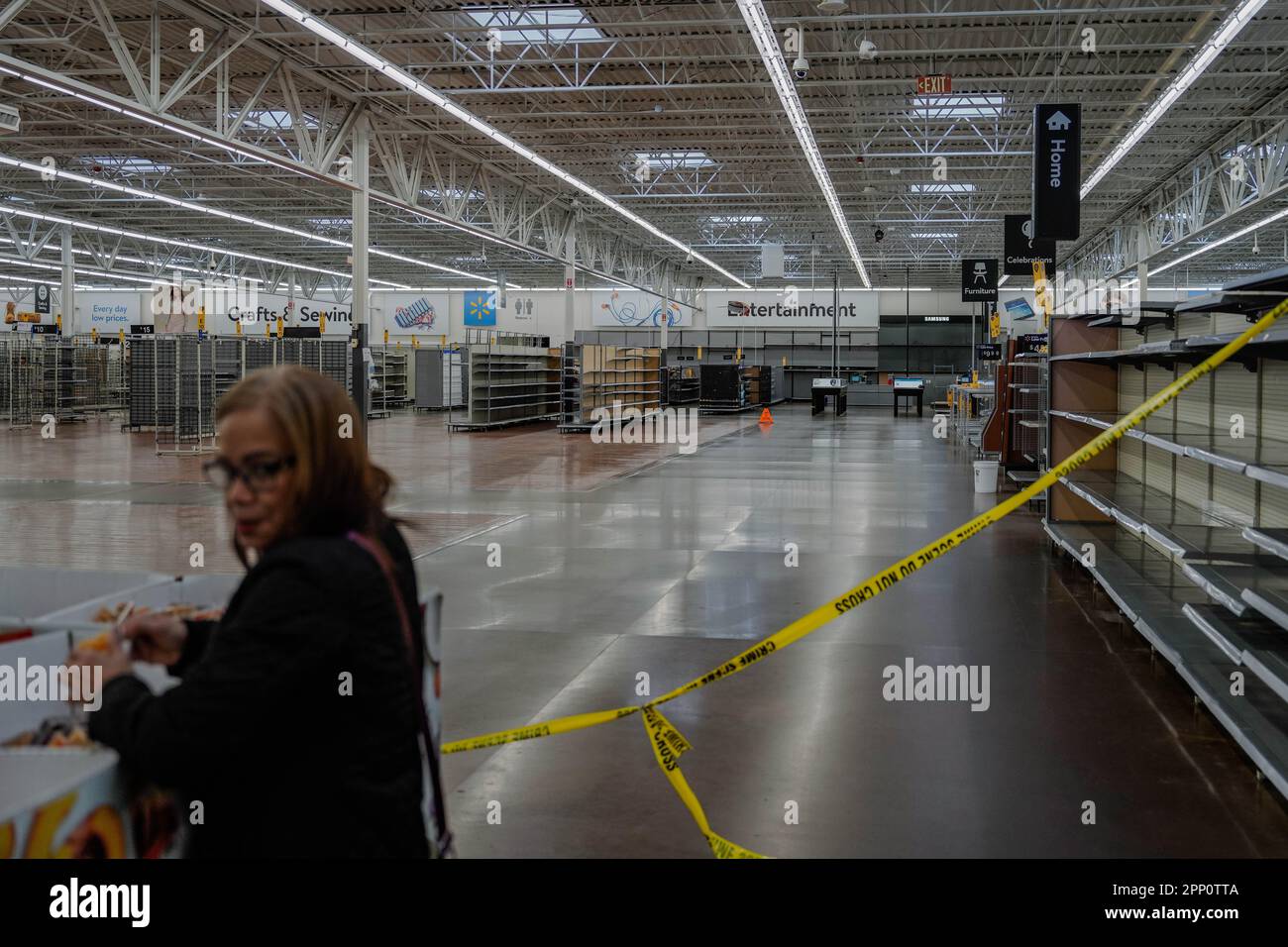 Everett, United States. 19th Apr, 2023. The photo shows an empty ...