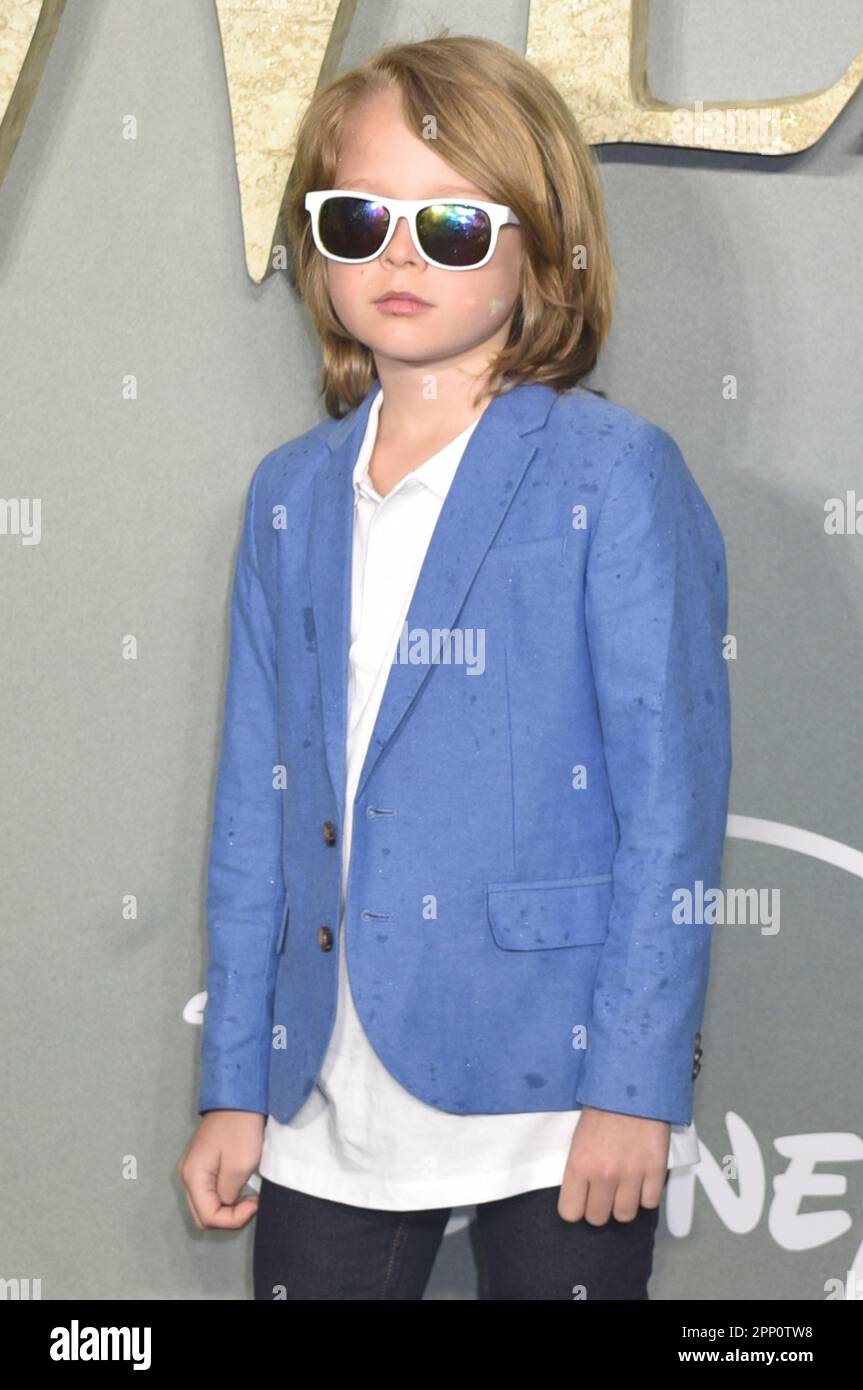 20 April 2023. London UK. Jacobi Jupe at the World Premiere of Disney ...