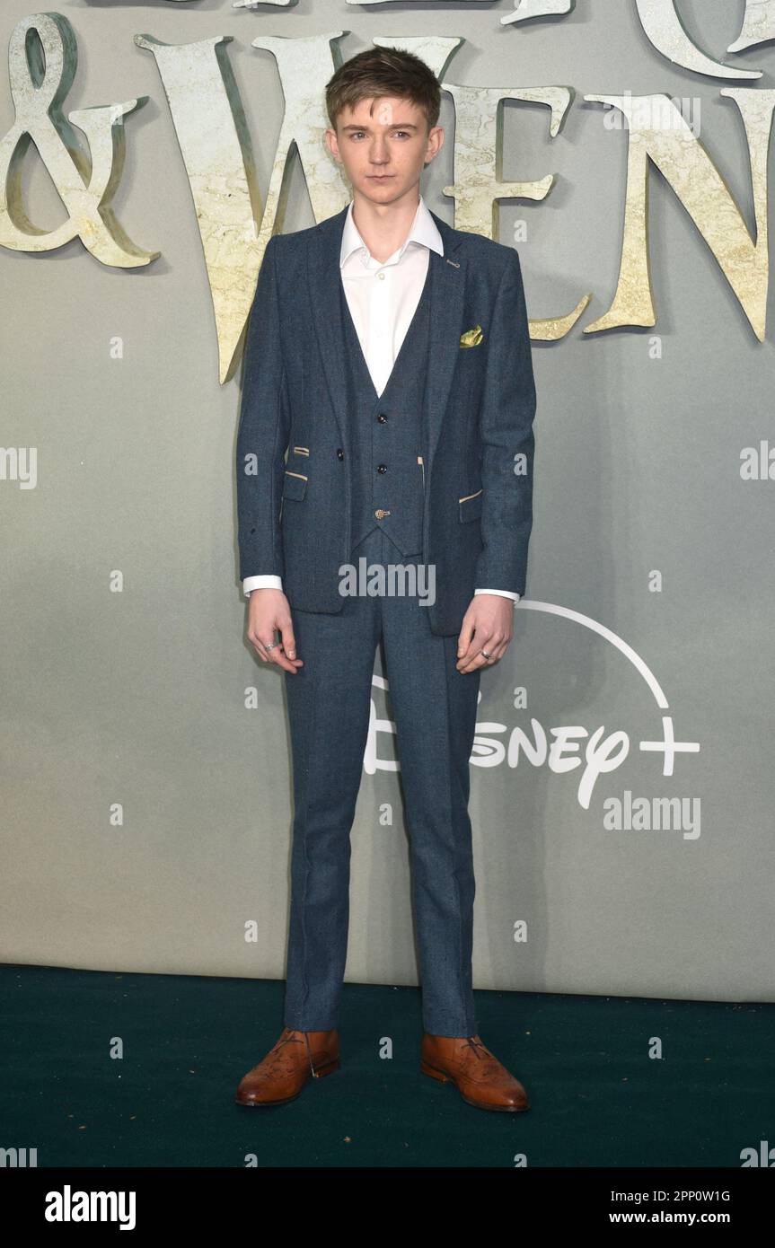 20 April 2023. London UK. Joshua Pickering at the World Premiere of ...