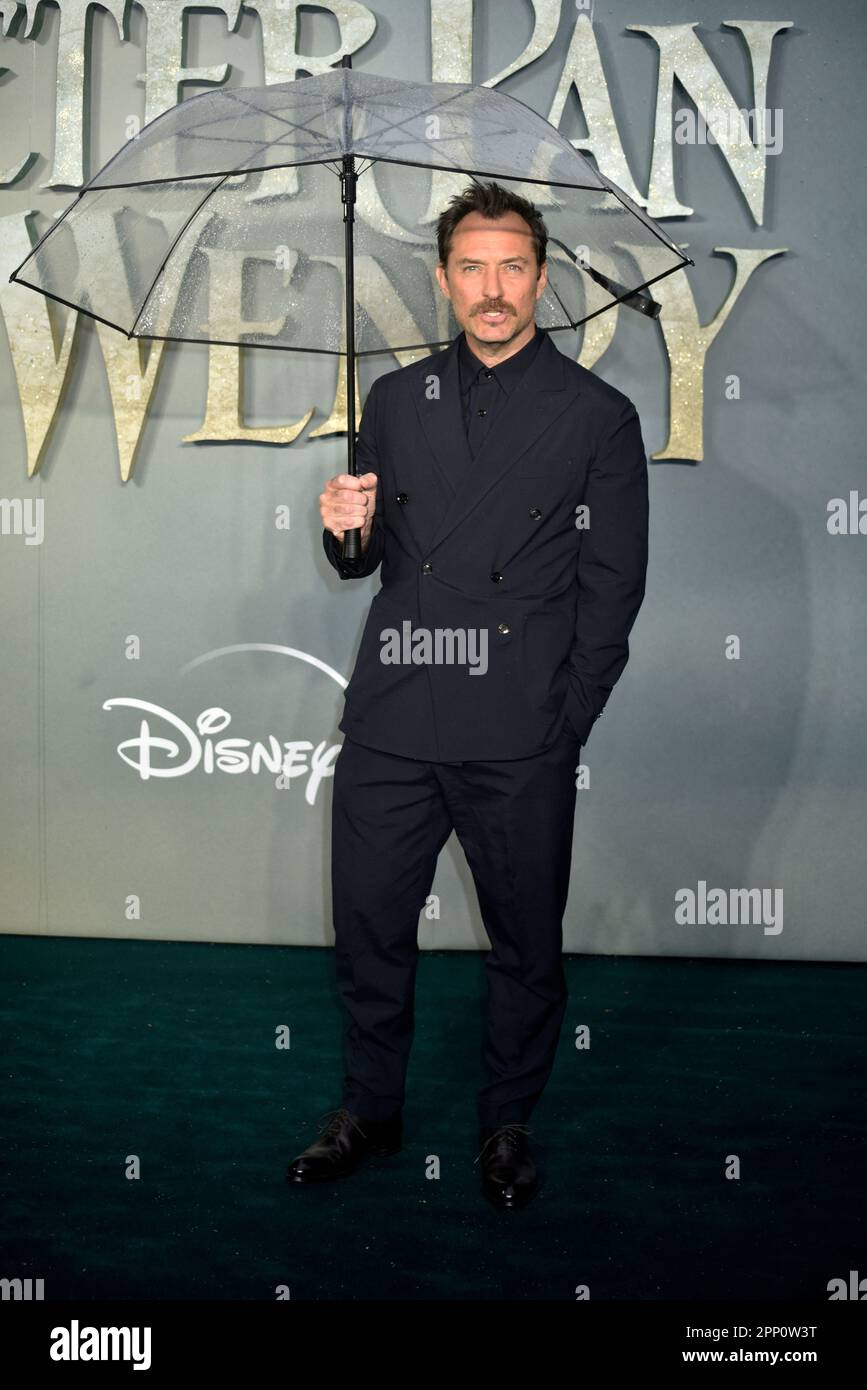 20 April 2023. London UK. Jude Law at the World Premiere of Disney ...
