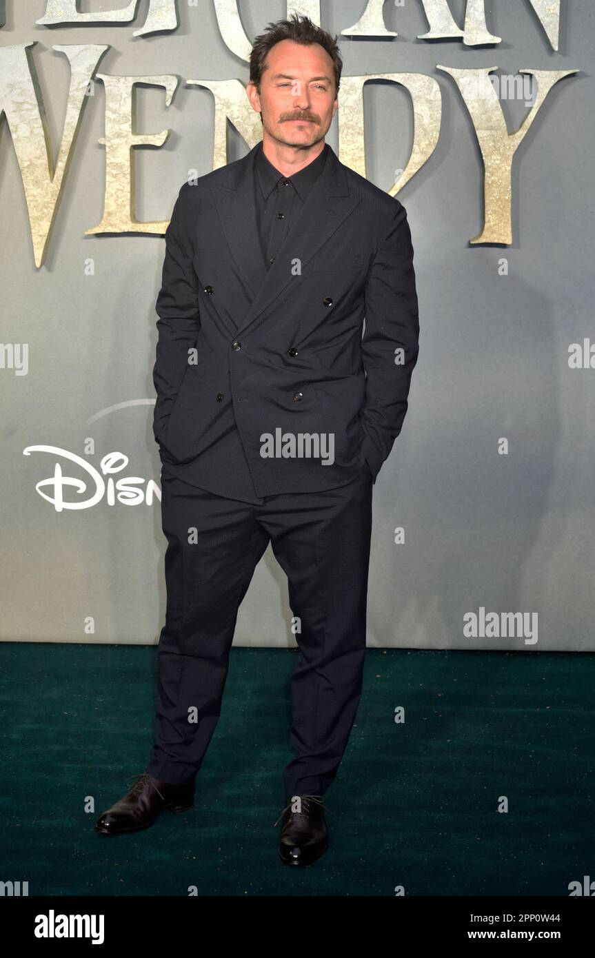 20 April 2023. London UK. Jude Law at the World Premiere of Disney ...