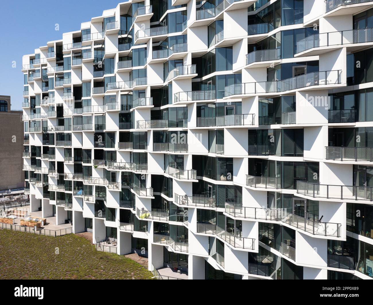 City Hyde Park Apartments designed by Studio Gang Stock Photo - Alamy