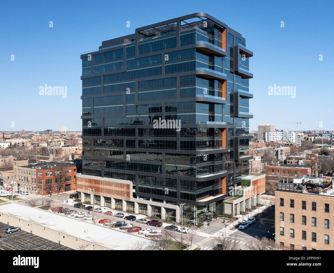 West Loop Living 400 N Aberdeen Stock Photo - Alamy