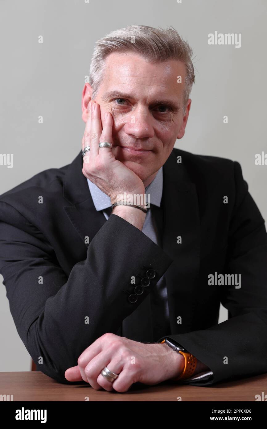 Adam Cooper, world-renowned British ballet dancer, choreographer, and actor poses for a ...