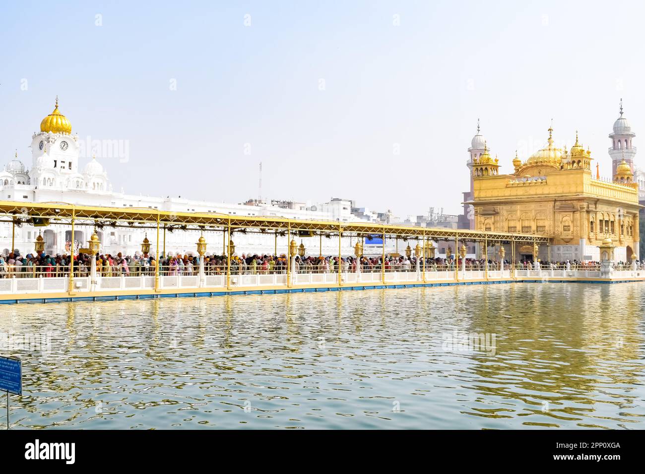 Beautiful view of Golden Temple (Harmandir Sahib) in Amritsar, Punjab ...