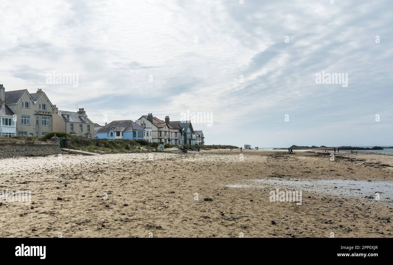 Views of Traeth Crigyll (Town beach), Rhosneigr, Anglesey, North Wales ...