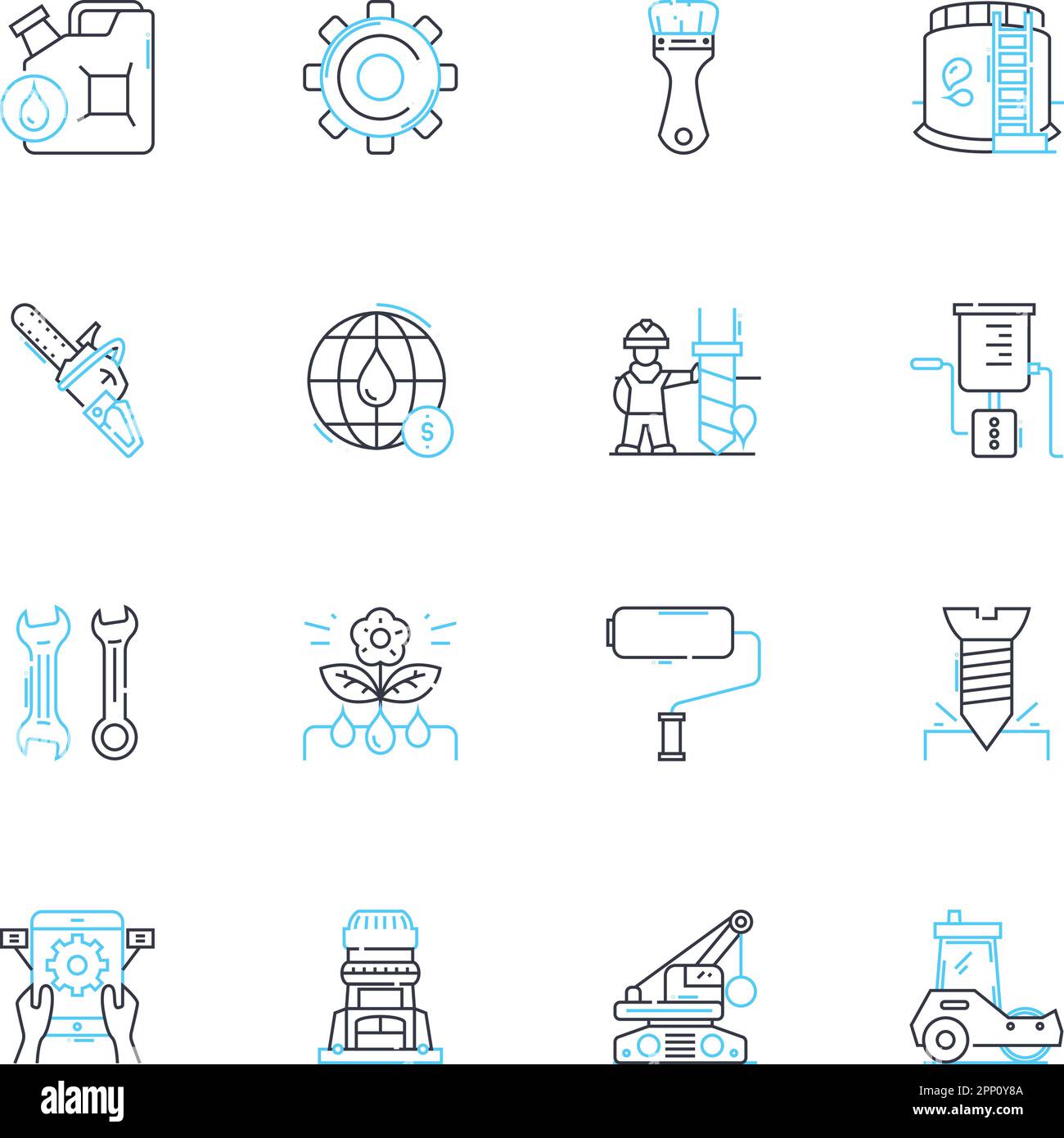 Creative innovation linear icons set. Invention, Imagination ...