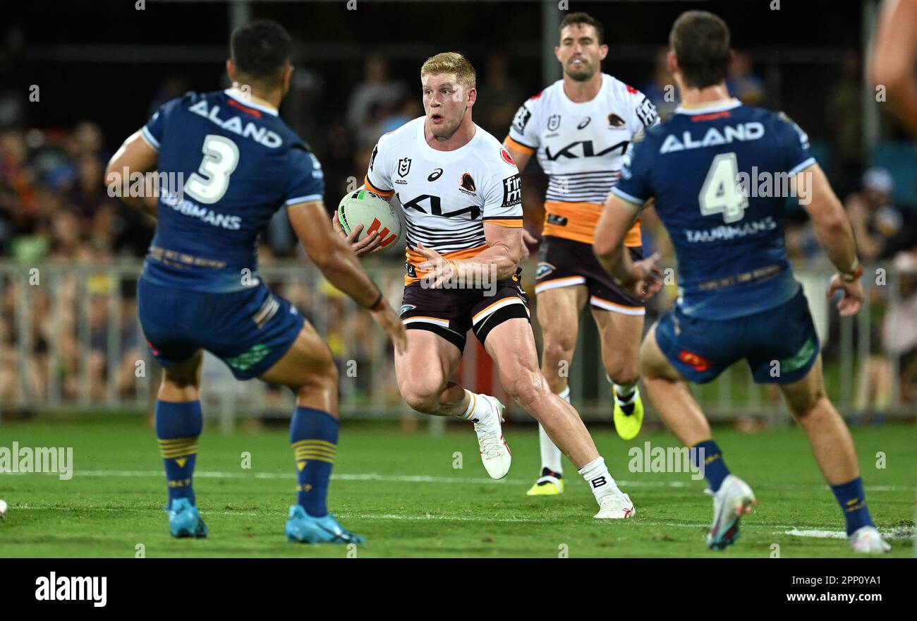 Thomas Flegler of the Broncos during the NRL Round 8 match between the ...