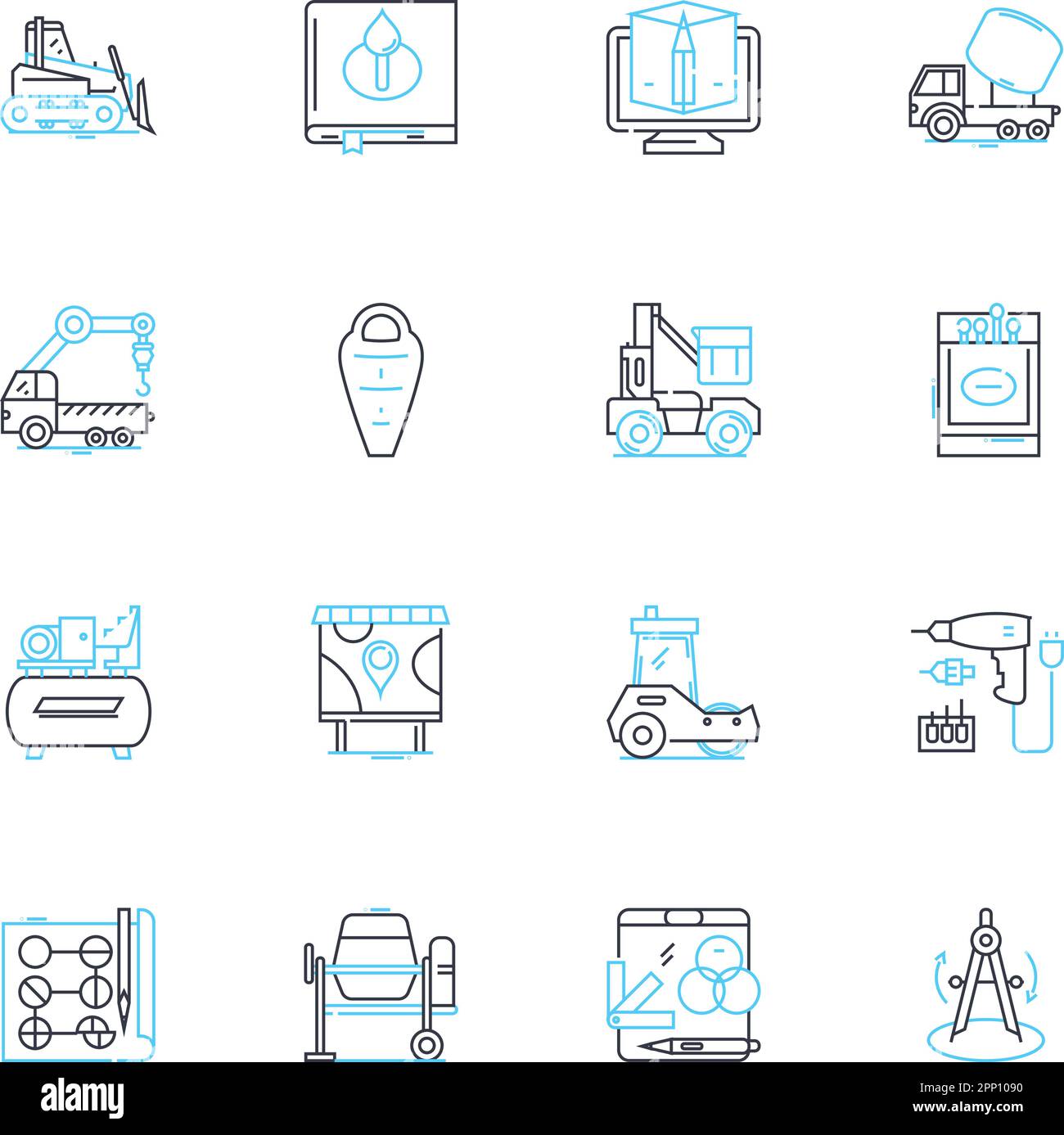 Civic development linear icons set. Community, Engagement, Activism ...