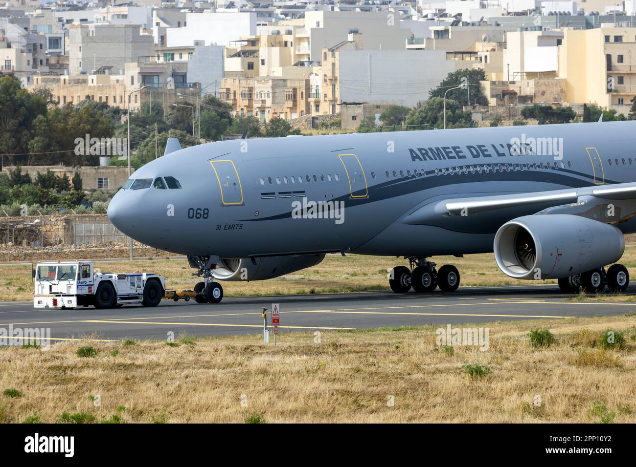 French Air Force Airbus A330-243(MRTT) (Reg: MRTT068) departing Malta ...