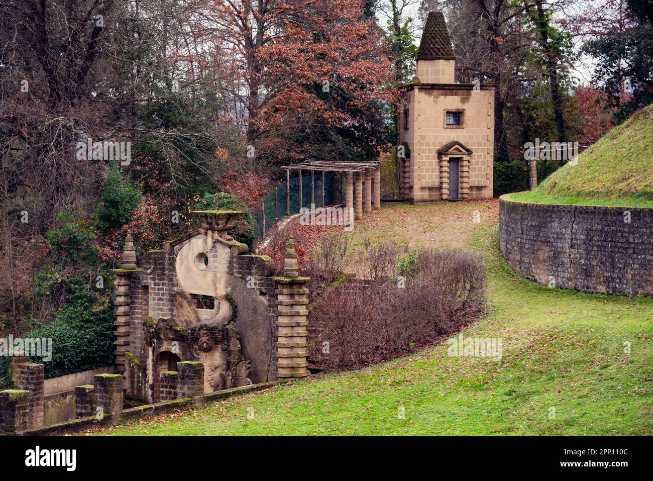 La Scarzuola, the Ideal City designed by architect Tomaso Buzzi Stock ...