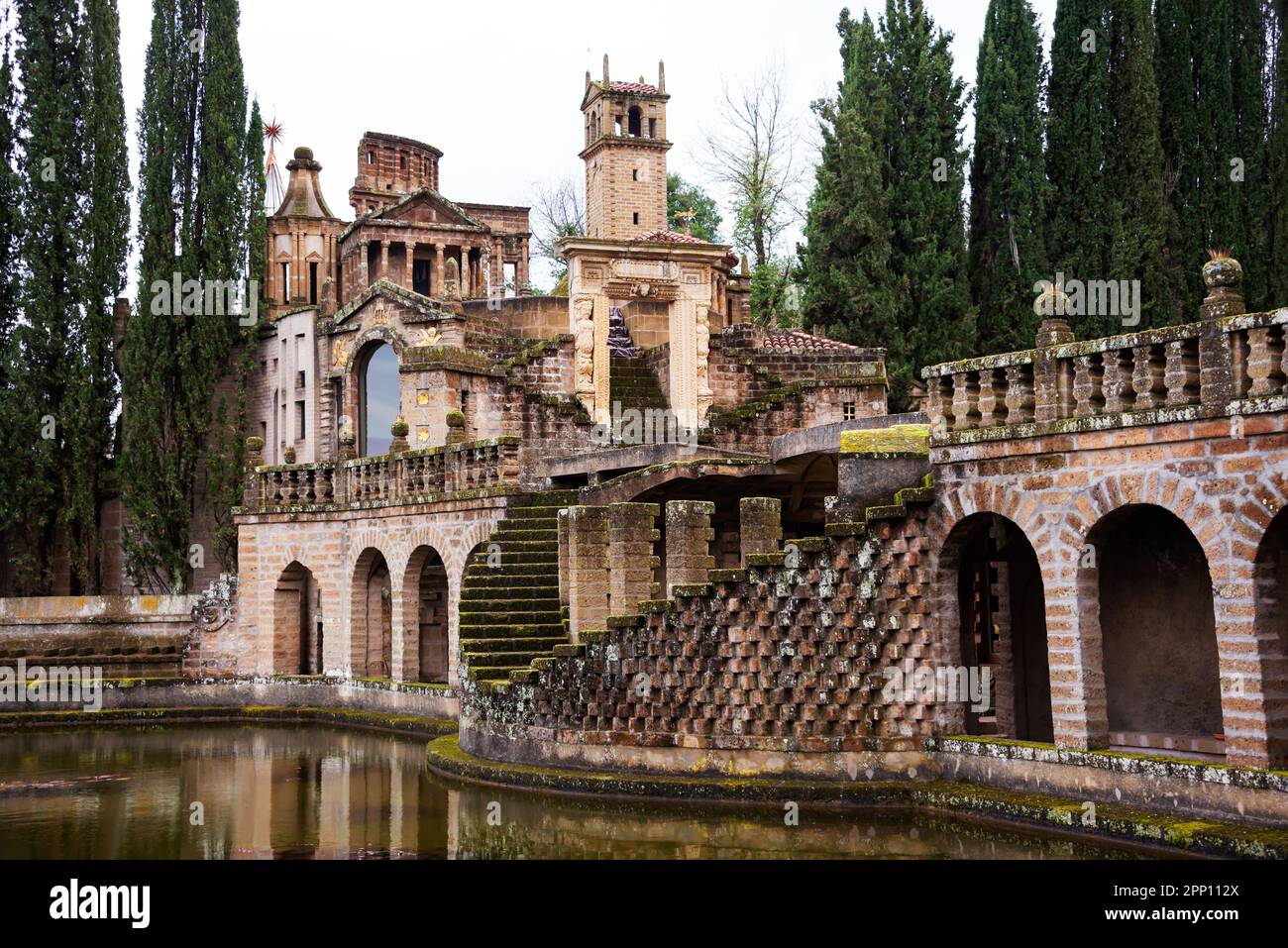 La Scarzuola, fantasy architecture in Italy Stock Photo - Alamy