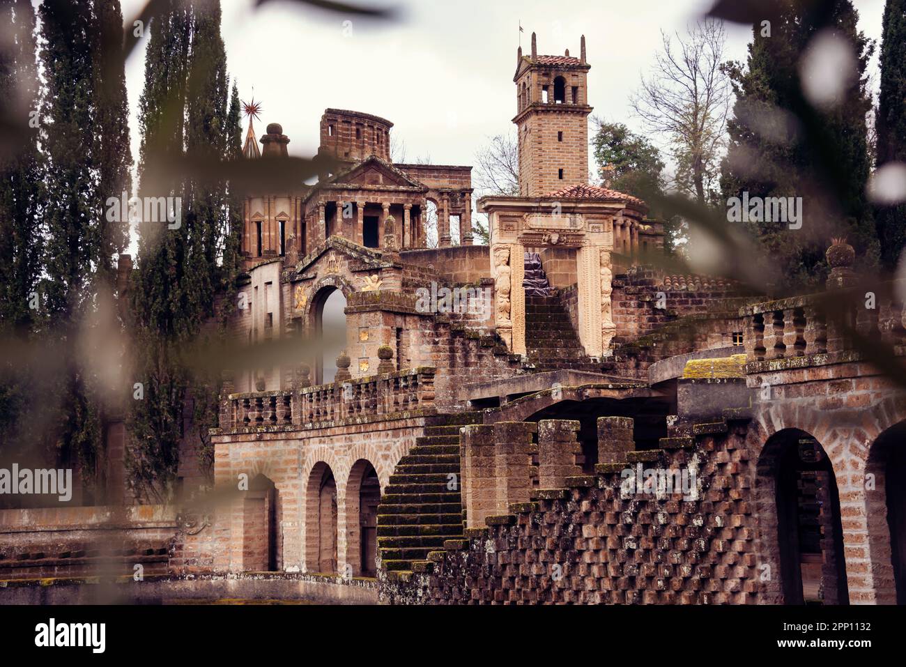 La Scarzuola, the Ideal City designed by architect Tomaso Buzzi Stock ...