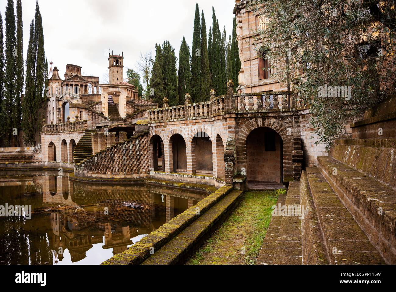La Scarzuola, the Ideal City designed by architect Tomaso Buzzi Stock ...
