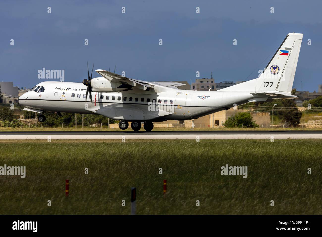 Philippines Air Force Airbus C-295M (Reg.: 177) on its way for ...