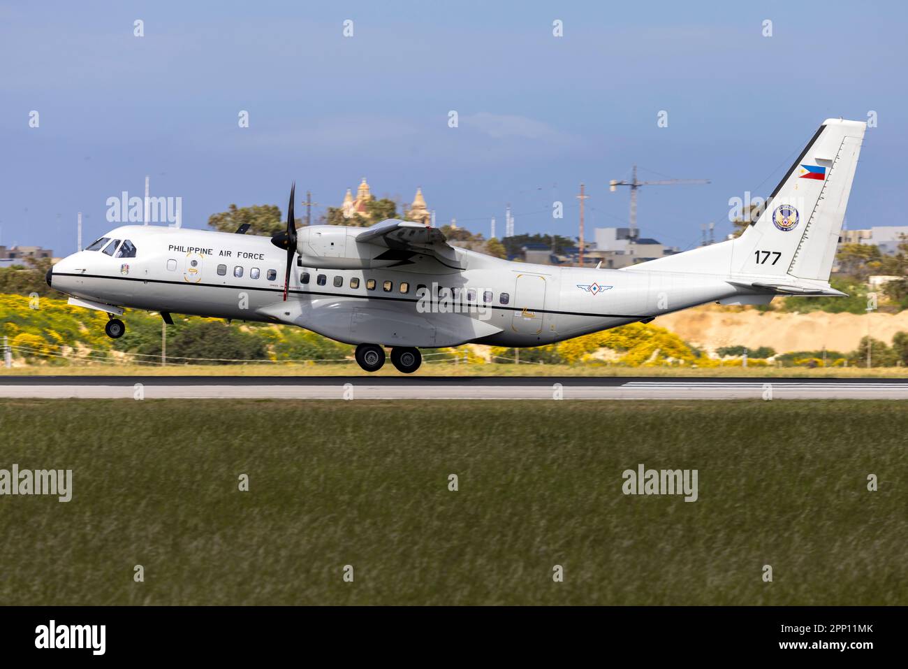 Philippines Air Force Airbus C-295M (Reg.: 177) on its way for ...