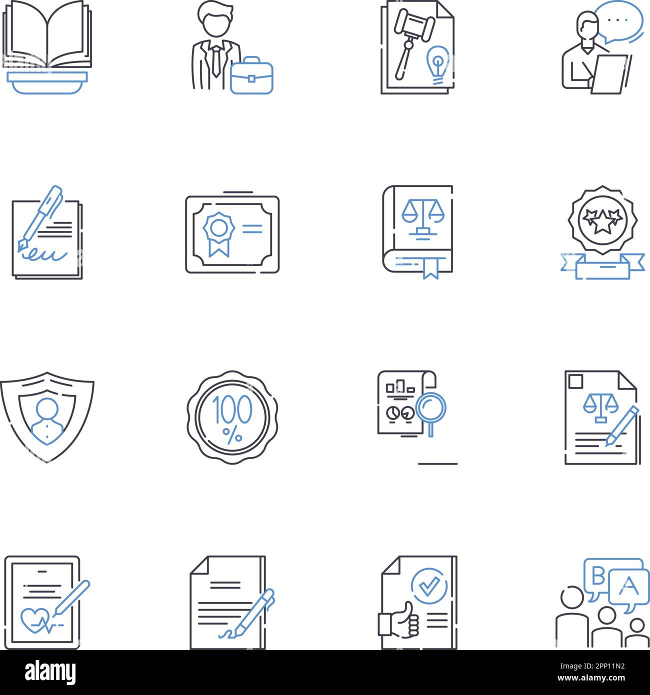 Choices line icons collection. Options, Decisions, Alternatives ...