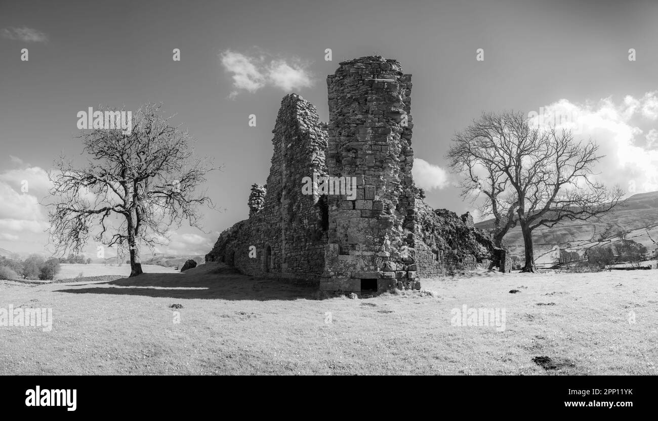 Cumbrian castles Black and White Stock Photos & Images - Alamy