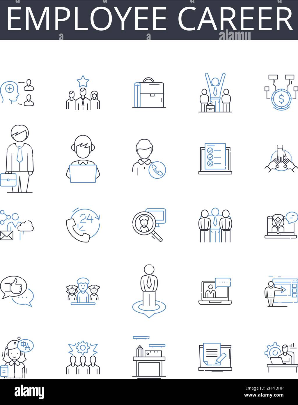 Employment pathway Stock Vector Images - Alamy