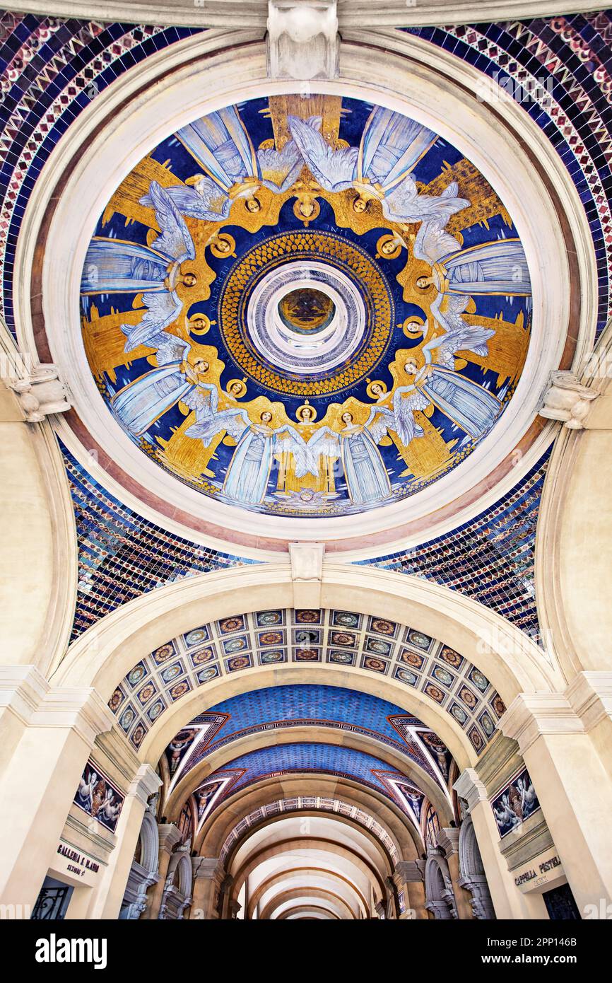Ceiling church inside cemetery hi-res stock photography and images - Alamy