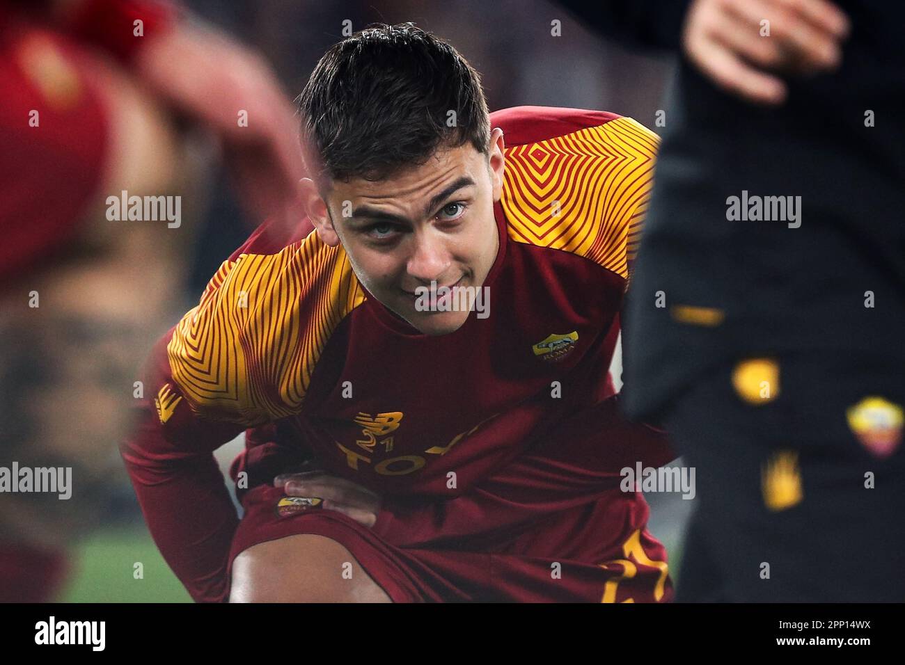 Paulo Dybala of Roma looks on during the UEFA Europa League, Quarter ...