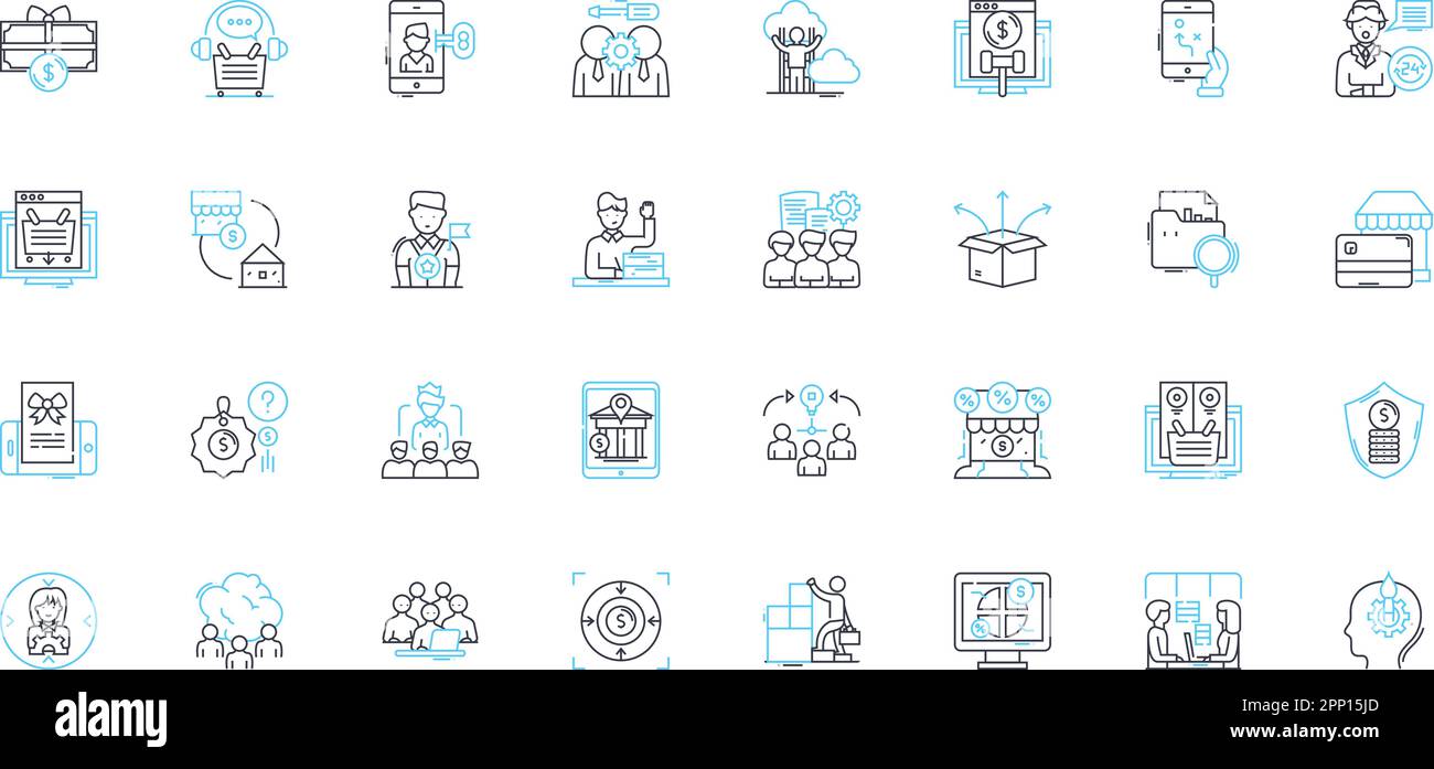 Manufacturing plant linear icons set. Production, Assembly, Equipment ...