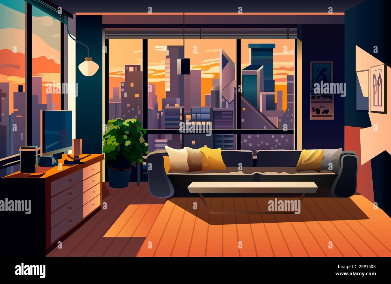 modern living room interior empty no people house apartment horizontal ...