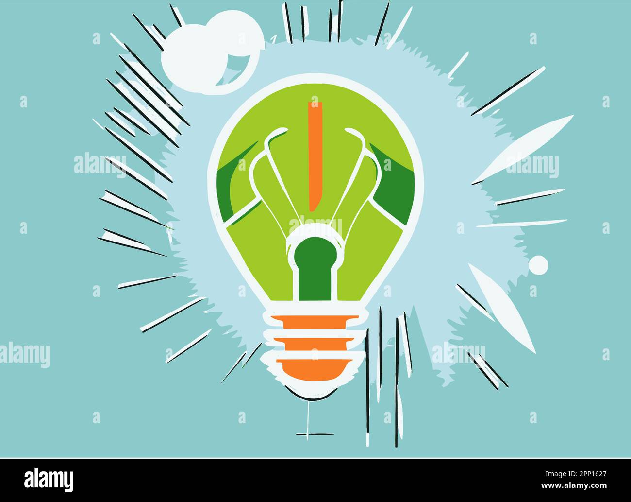 Renewable energy sources, clean energy vector image Stock Vector Image ...