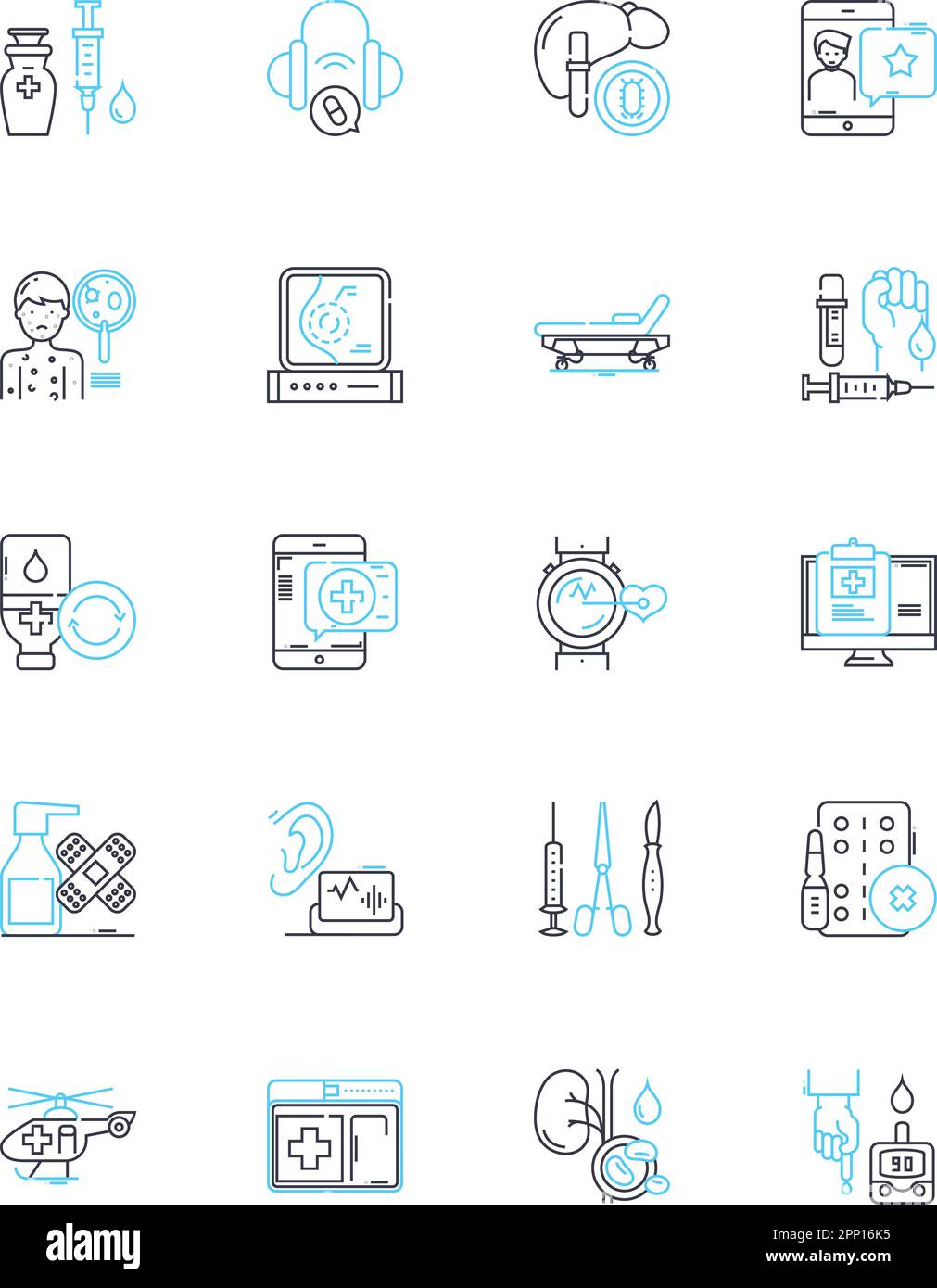 Educational Support Linear Icons Set Tutoring Mentoring Coaching