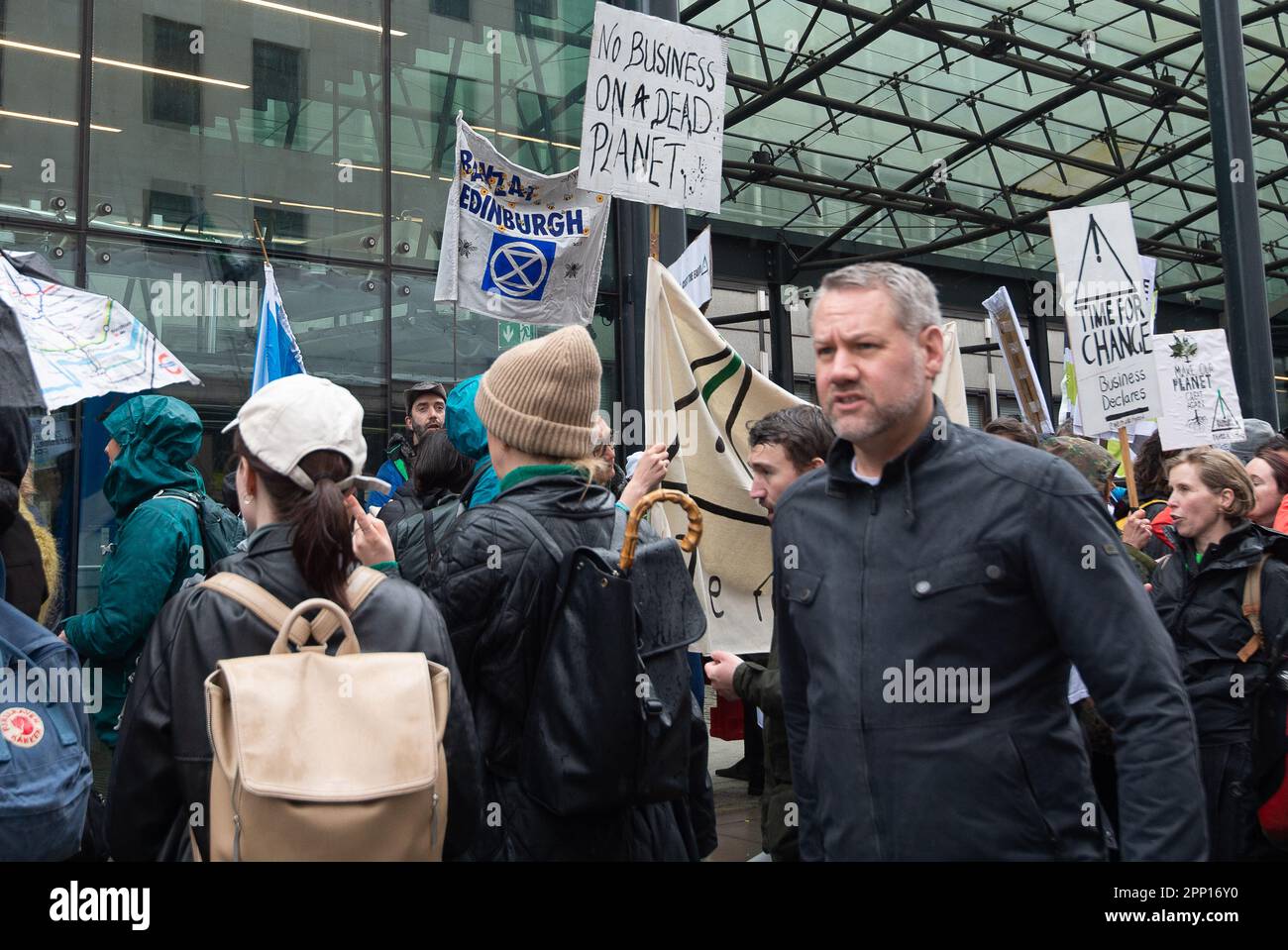 Westminster, London, UK. 21st April, 2023. XR rebels protesting outside ...