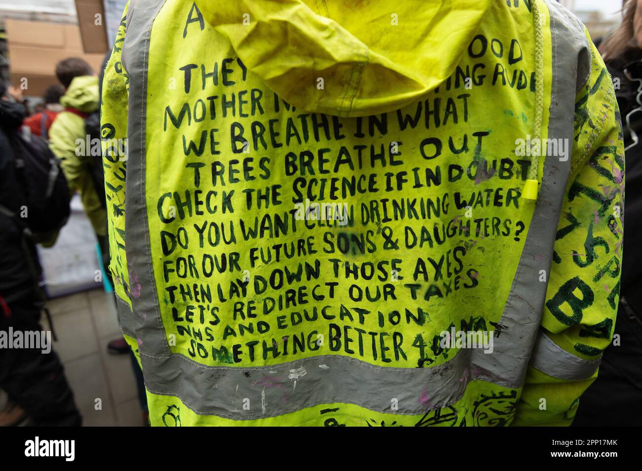 Dr Larch Maxey environmentalist and a Stop HS2 protester who was one of ...