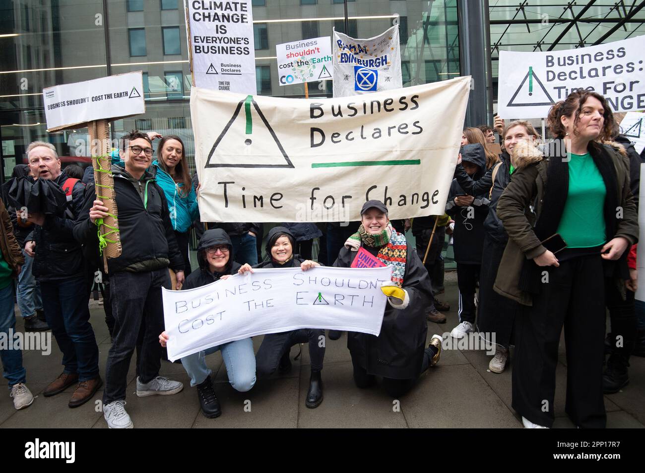 XR rebels protesting outside the Department for Energy, Security and ...
