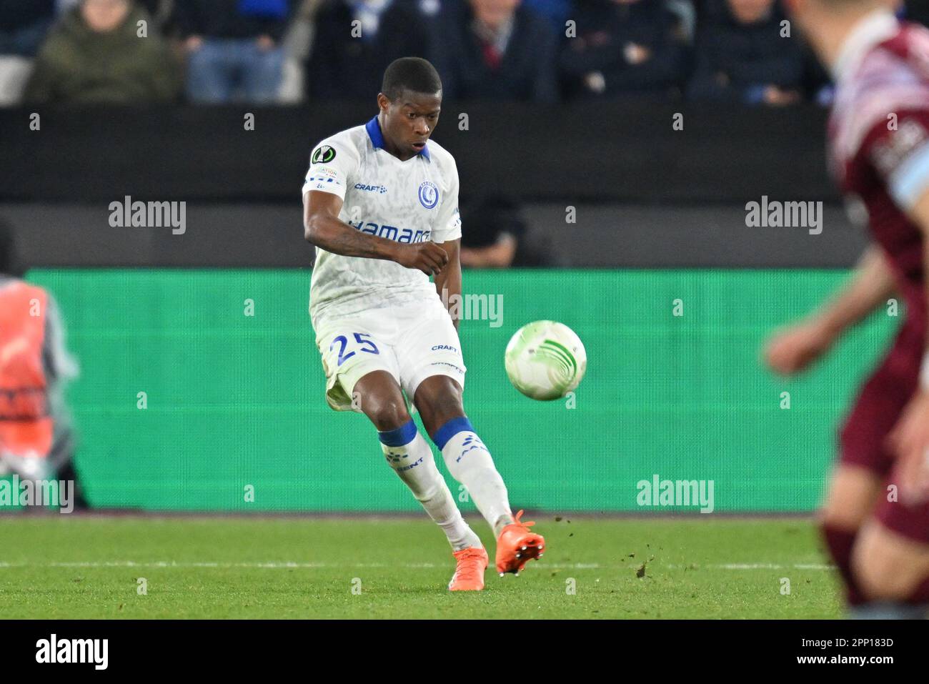 Nurio Fortuna of Gent pictured during a soccer game between West Ham ...