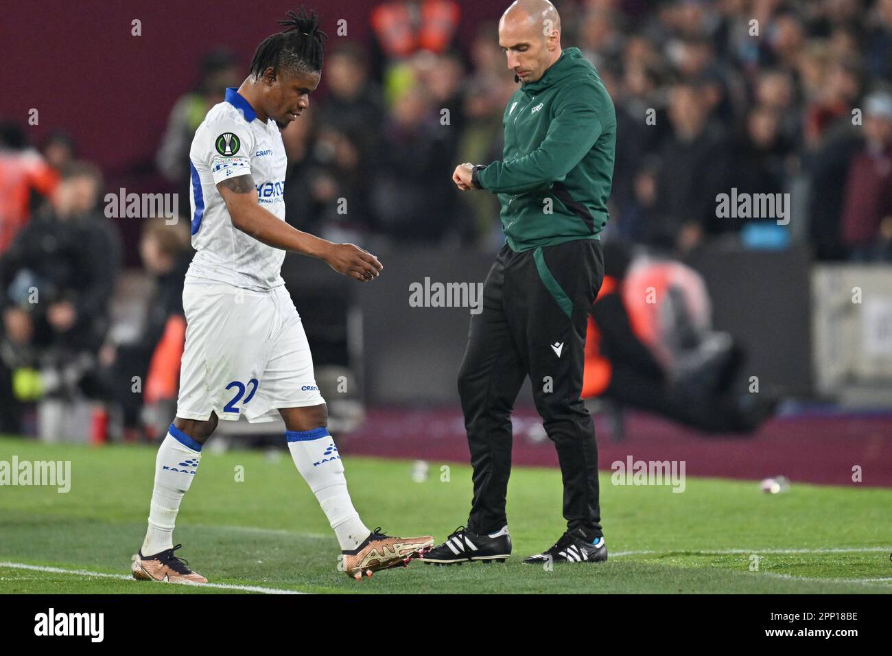 Gift Orban of Gent pictured looking dejected and disappointed while ...