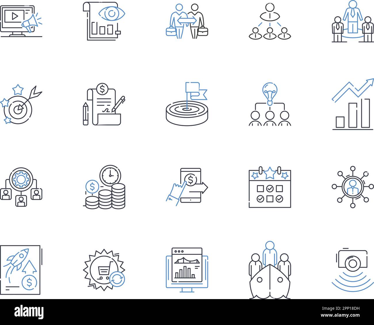 Passion and Zeal line icons collection. Enthusiasm, Fire, Drive ...