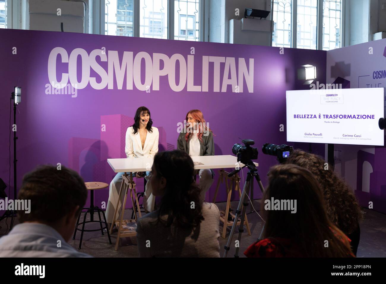 Milan, . 21st Apr, 2023. COSMOPOLITAN THE PLACE, Fuorisalone 2023 ...