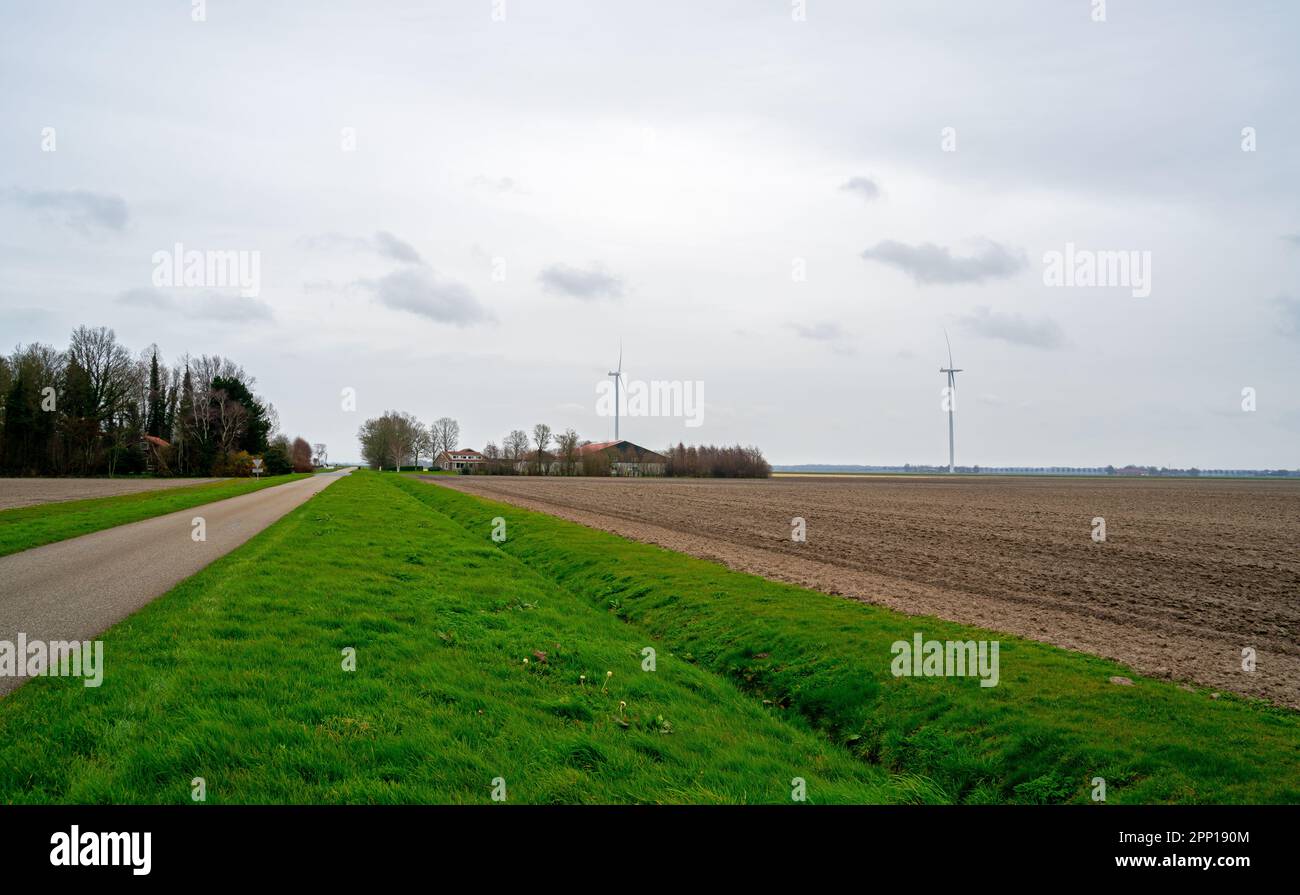 Rural landscape near Dronten, Netherlands Stock Photo - Alamy