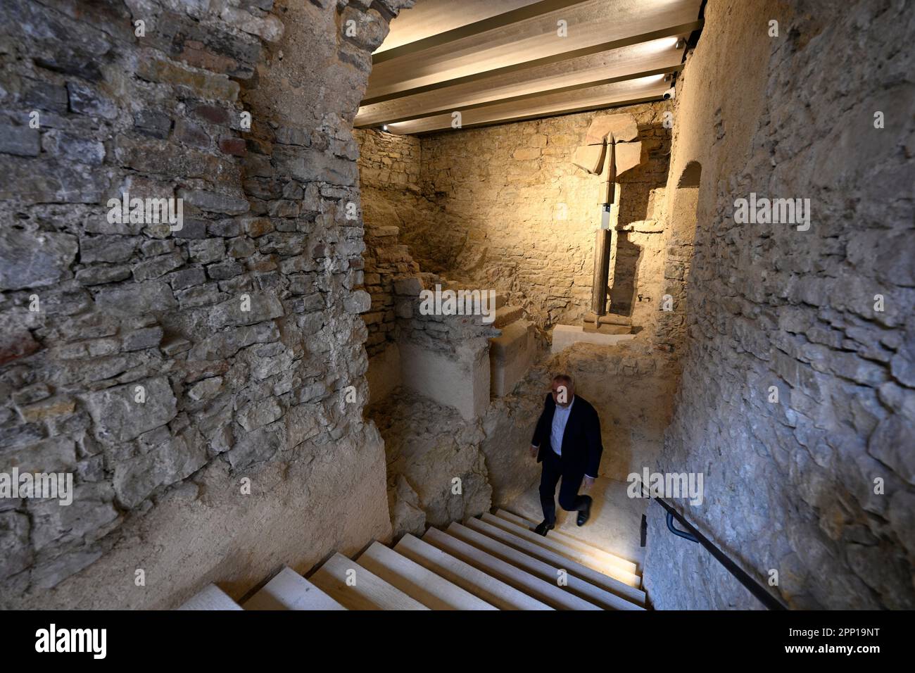 Karlstejn, Czech Republic. 21st Apr, 2023. Ceremonial opening of newly ...