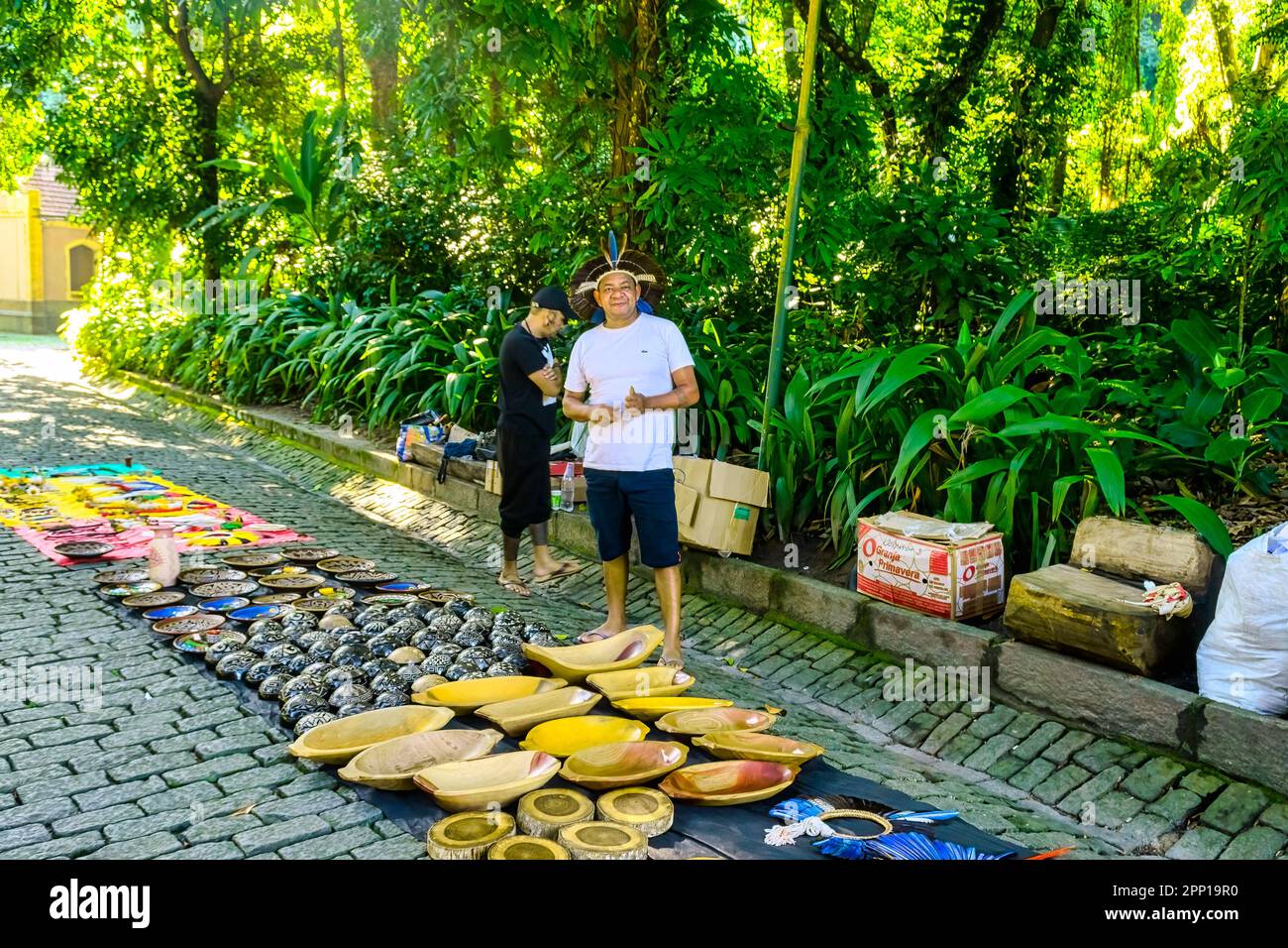 Rio de Janeiro, Brazil, people selling souvenirs Stock Photo - Alamy