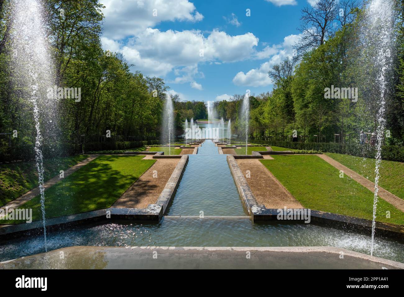 Grande Cascade in Parc de Sceaux - France Stock Photo - Alamy
