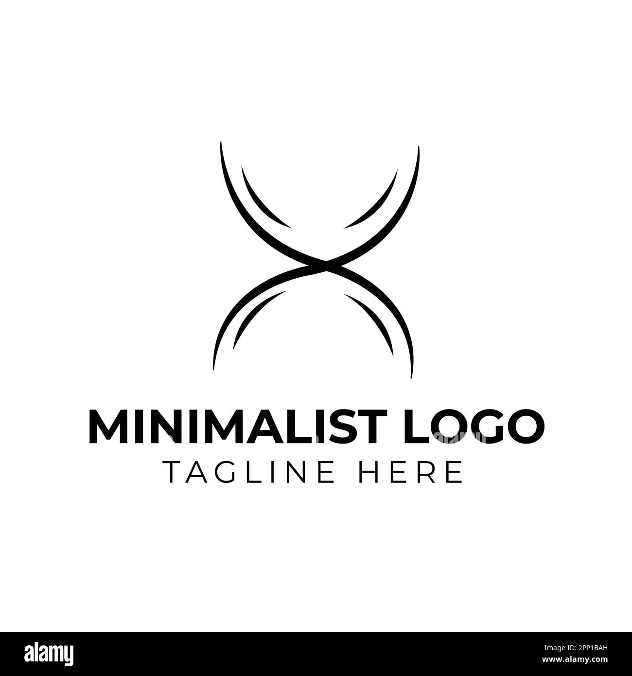 Minimalist letter logo design concept Stock Vector Image & Art - Alamy