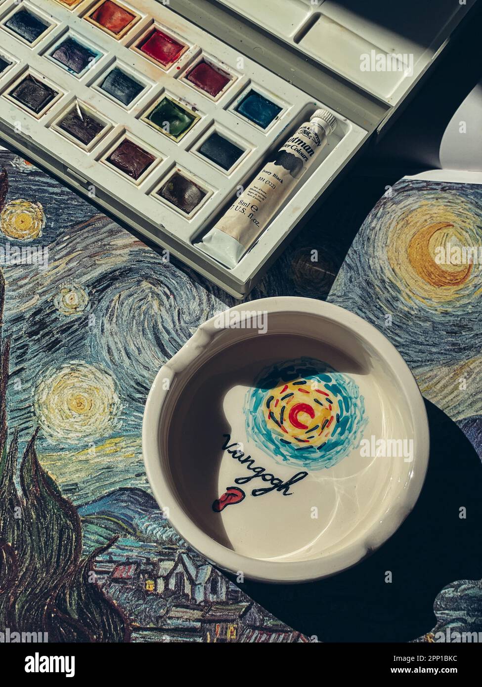 This handcrafted ashtray features a unique design inspired by the ...