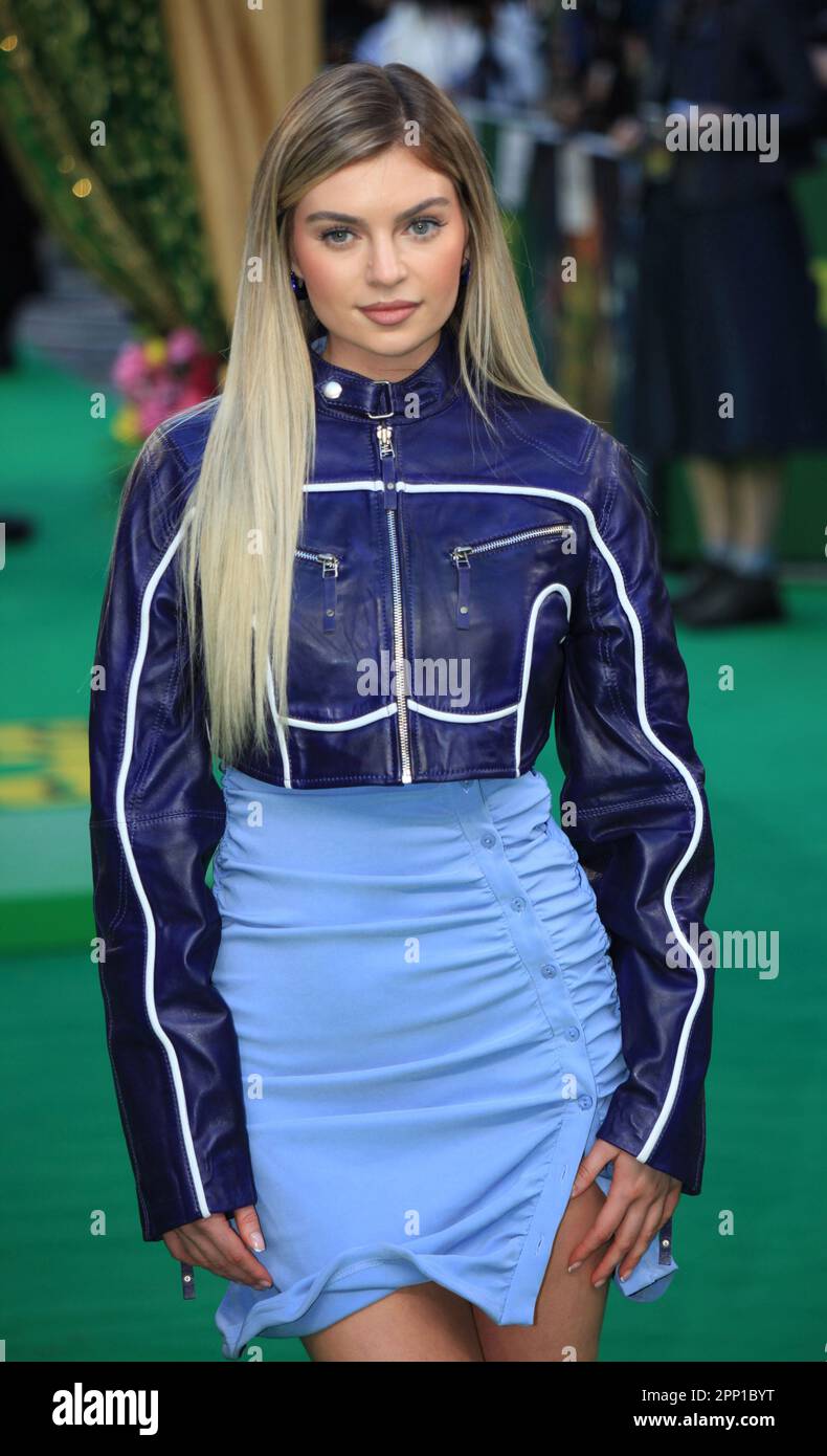 London, UK. Ellie Spence at the Polite Society film screening. Curzon ...
