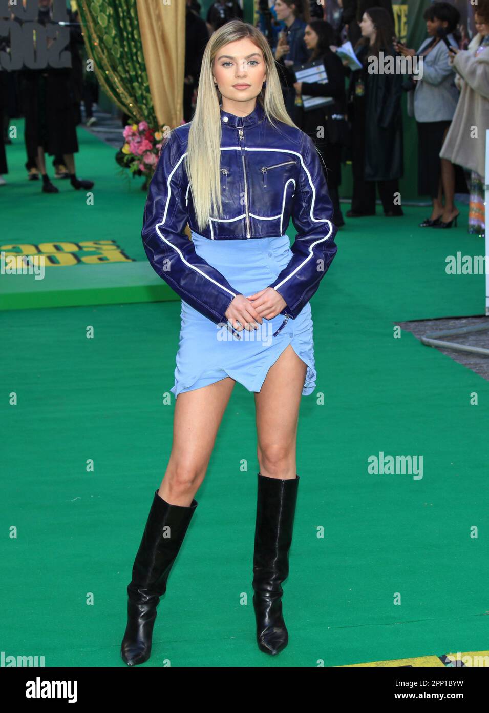 London, UK. Ellie Spence at the Polite Society film screening. Curzon ...